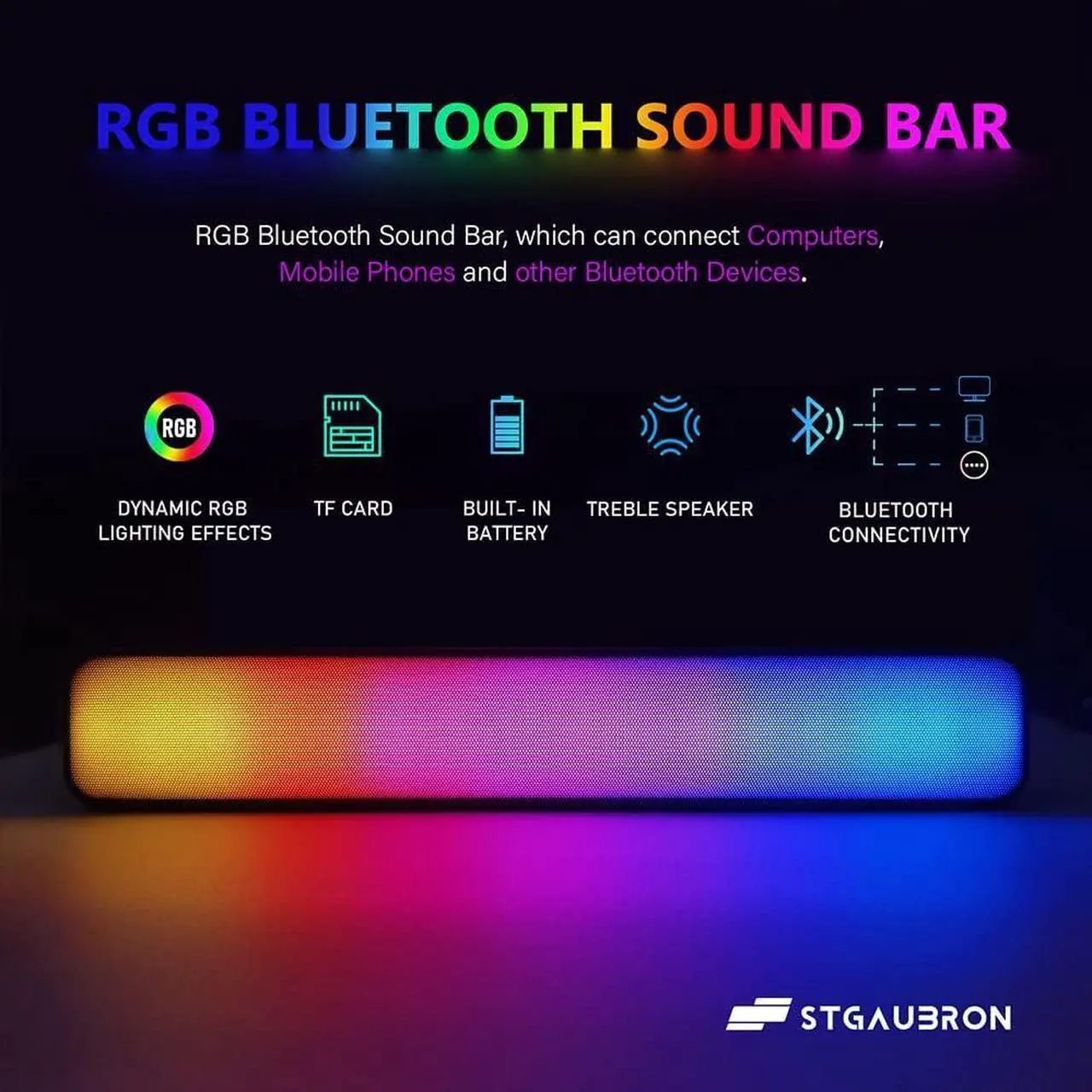 STGAubron Gaming Desktop PC Computer,Intel Core I7 3.4GHz up to 3.9GHz ...