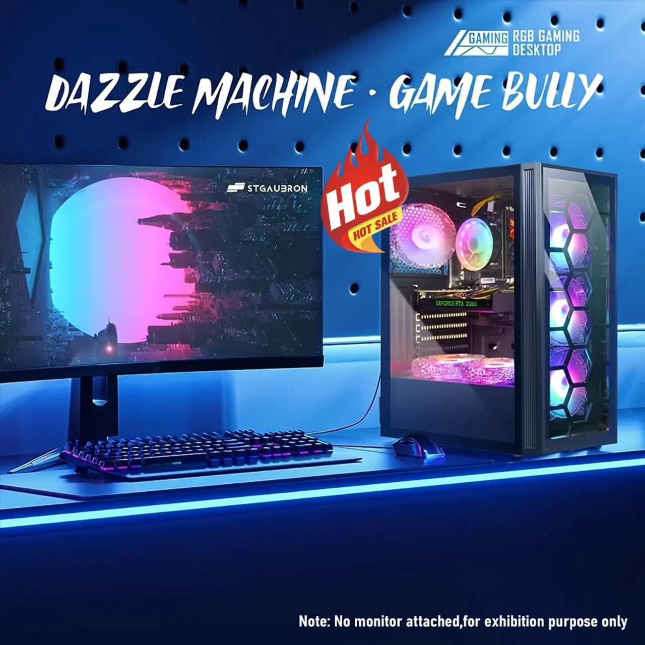 STGAubron Gaming Desktop PC Computer,Intel Core I7 3.4 GHz up to 3.9 ...