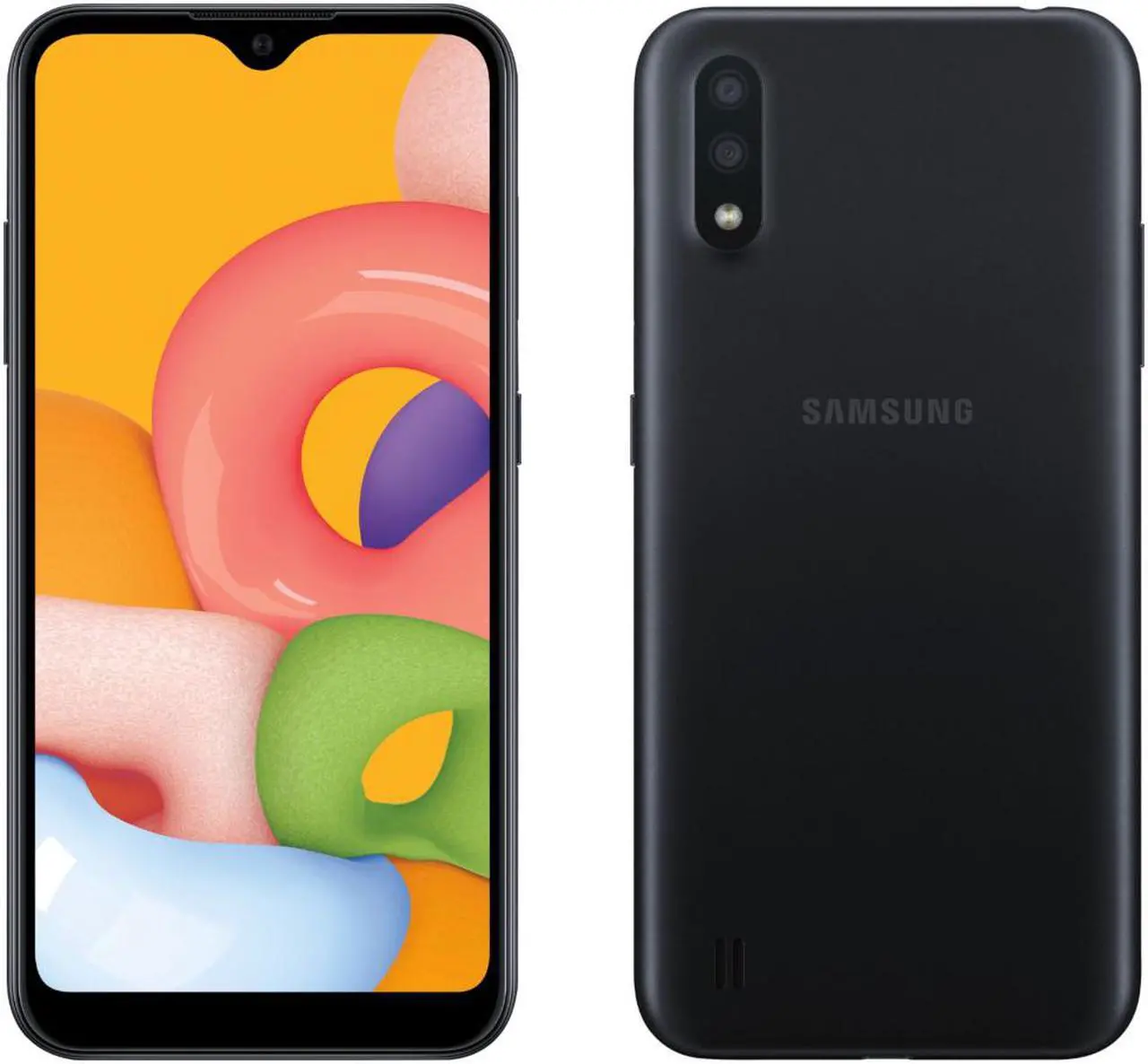 Refurbished: Samsung Galaxy A01 - 16GB - GSM Unlocked - Black - Great ...