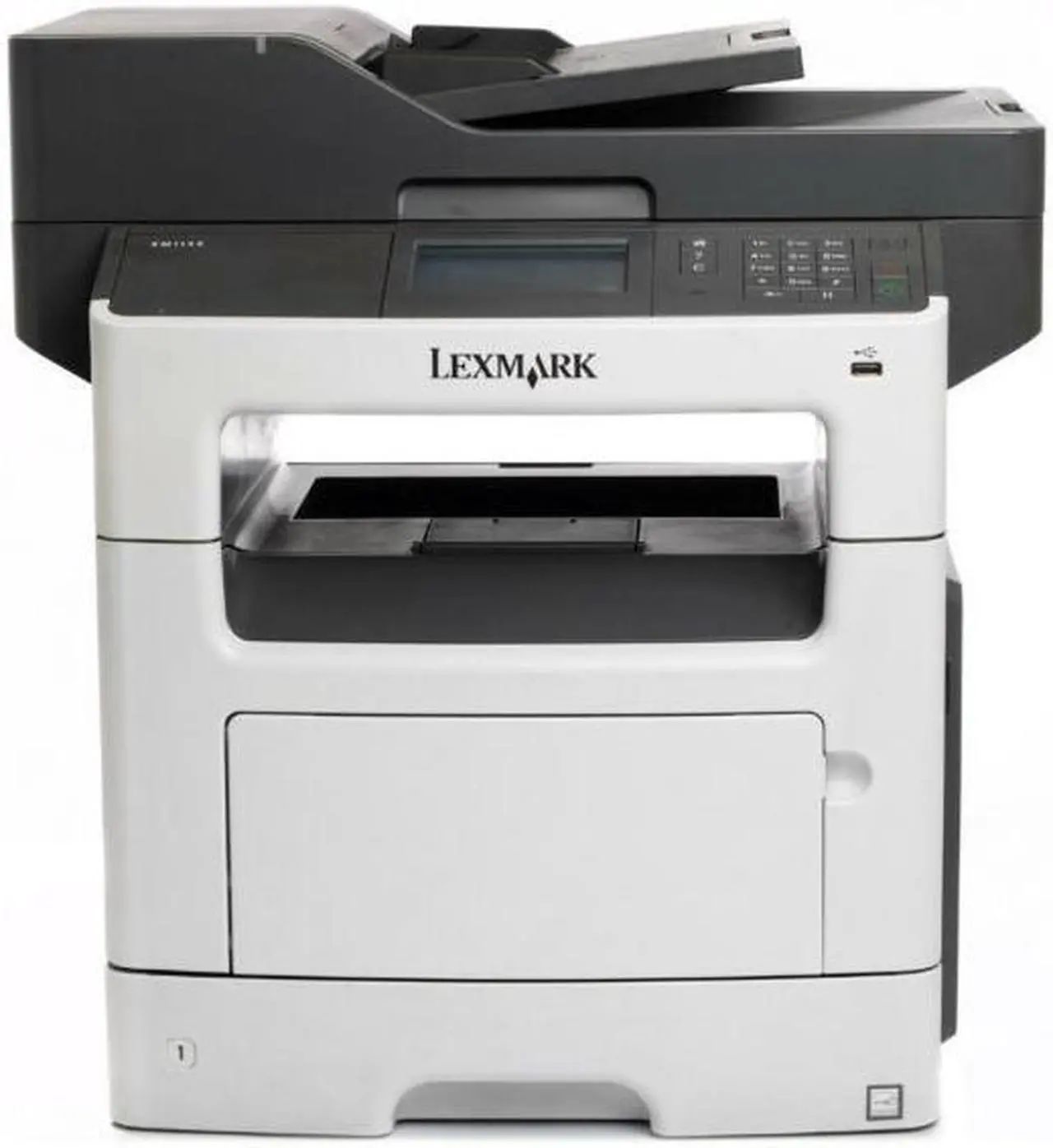 Refurbished: Lexmark XM1145 Multi-function B&W Laser Printer/Copier 45 ...