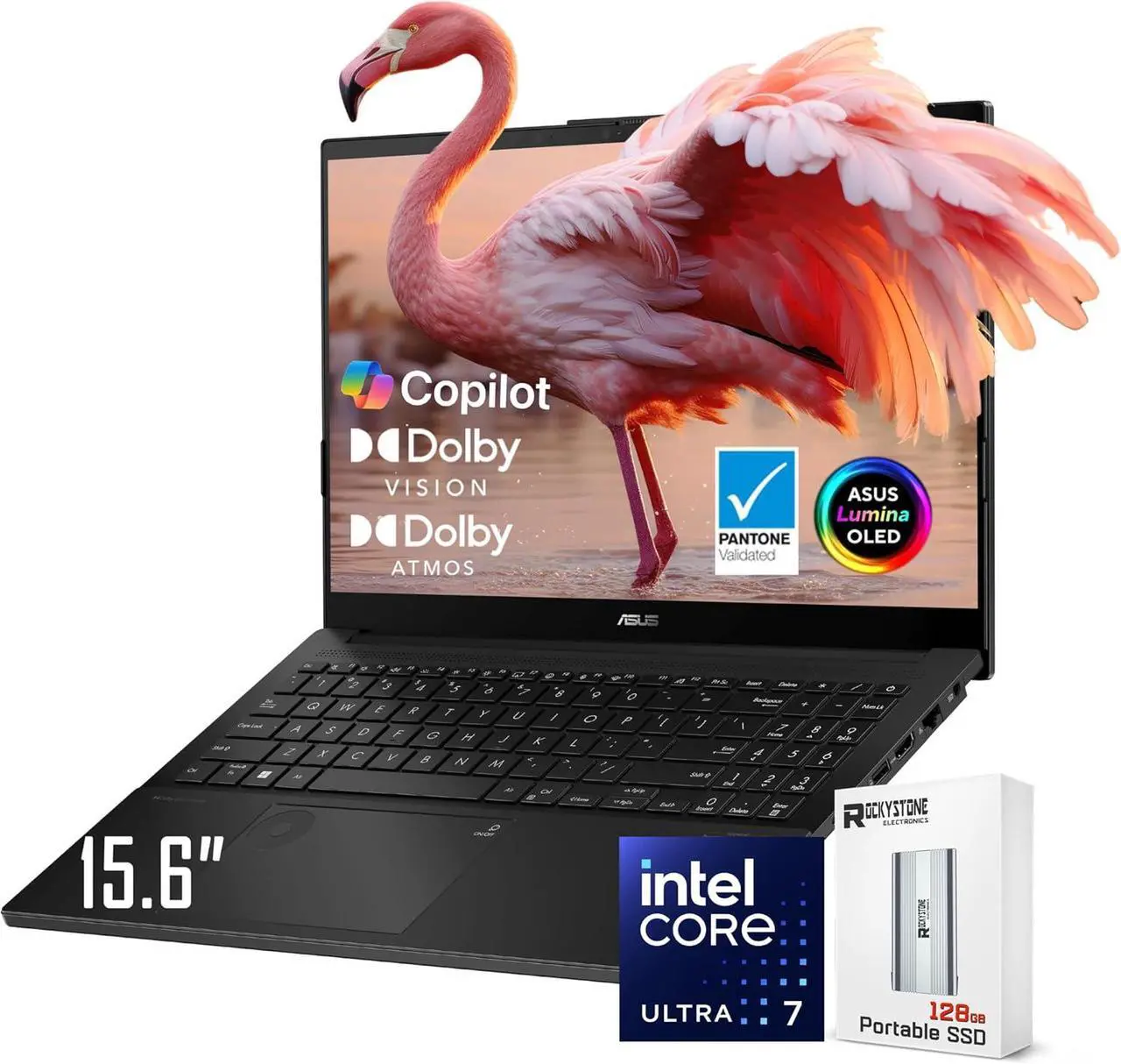 ASUS Pro 15 Business Laptop, 15.6" OLED Display, Intel Core Ultra 7 ...