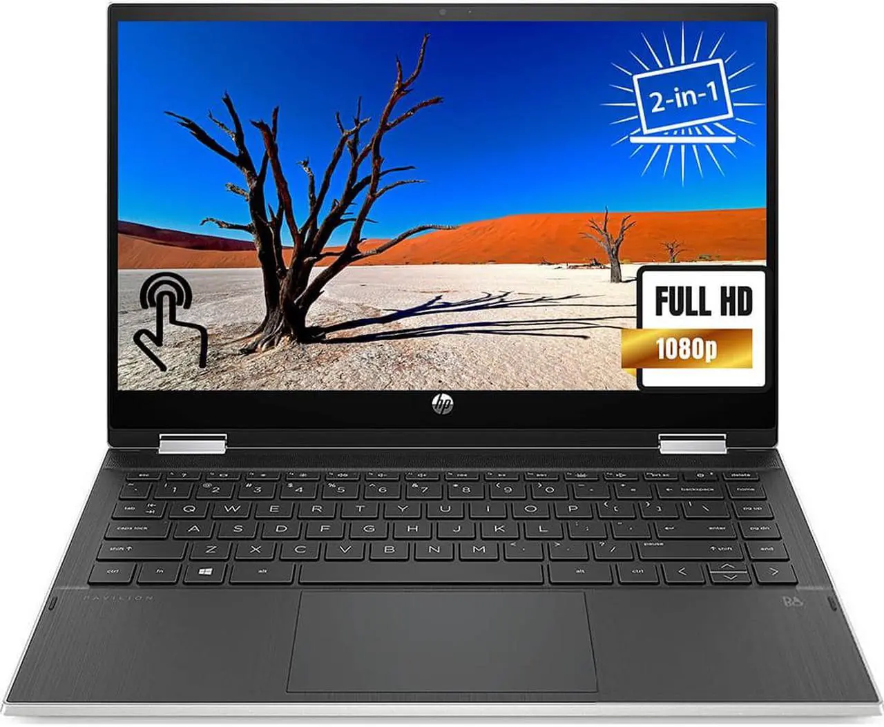 HP Pavilion X360 Convertible 2-in-1 Laptop, 14 Full HD Touch Screen ...