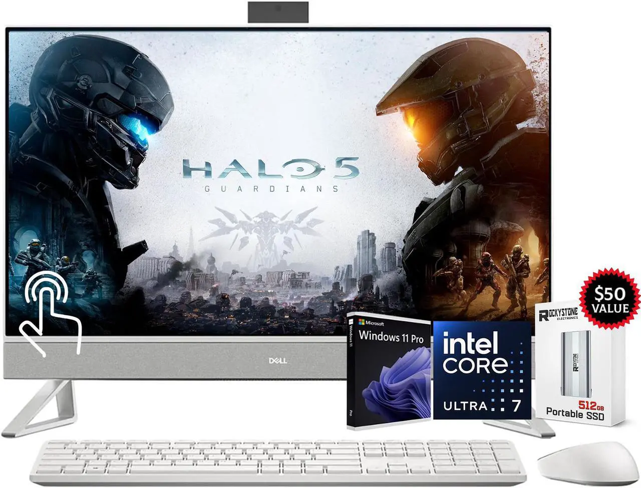 Dell Inspiron 27 7730 All-in-One 27" Touchscreen Business AIO Desktop ...