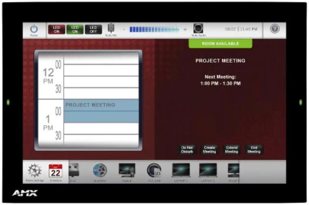 AMX FG2265-31 / MSD-1001 Modero S 1280x800P 512MB Wall Mount Touch ...