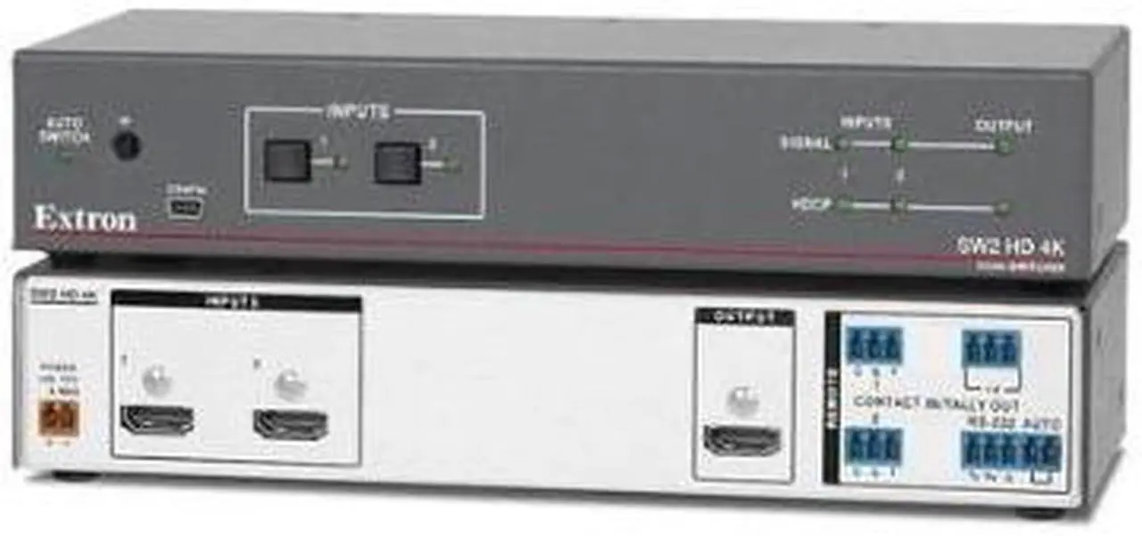 Extron 60-1603-01 SW2 HD 4K Plus HDMI Switcher with Ethernet Monitoring ...