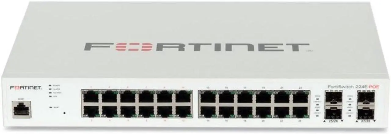 Fortinet FS-224E-POE FortiSwitch 224E-POE 28-Ports 3-Layer managed Rack ...