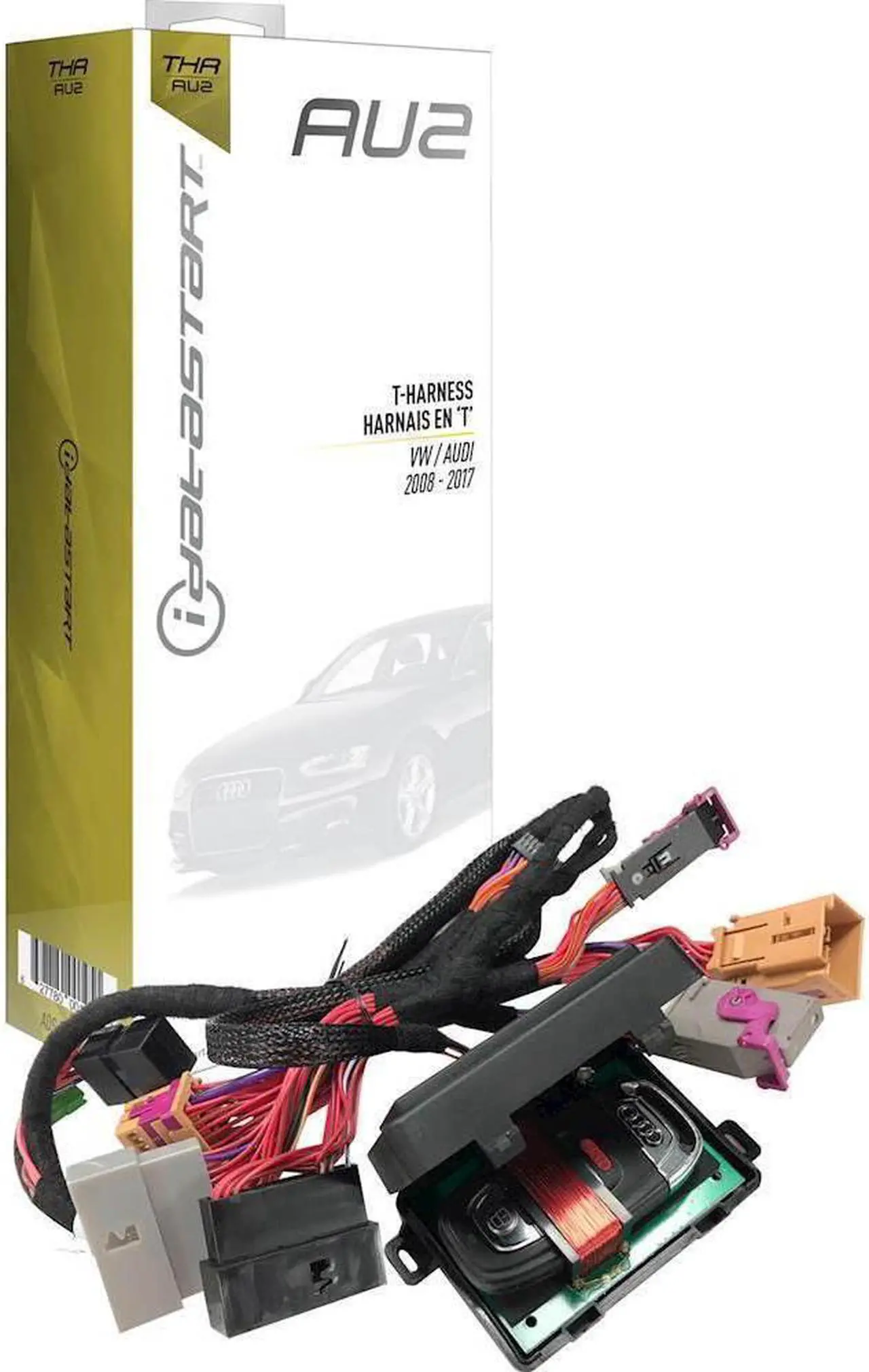 idatastart ADS-THR-AU2 Remote Start T-Harness for 2008-2018 Audi & 2011 ...