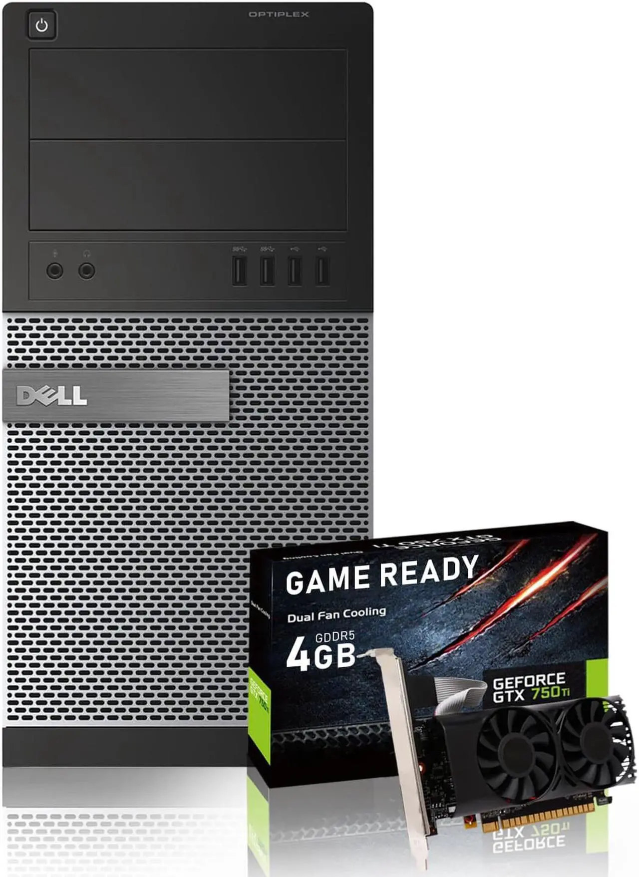 Refurbished: Dell Gaming Desktop Computer Optiplex Tower I5 4th Gen ...