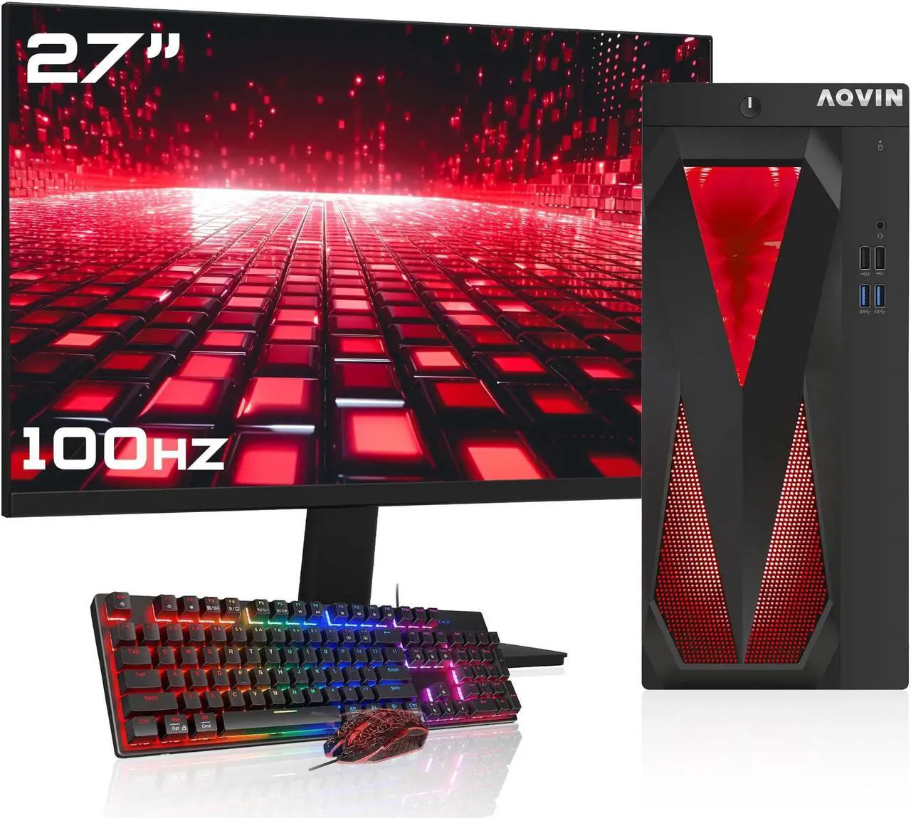 Refurbished: AQVIN InfinityLite Gaming PC Tower Desktop Computer PC ...