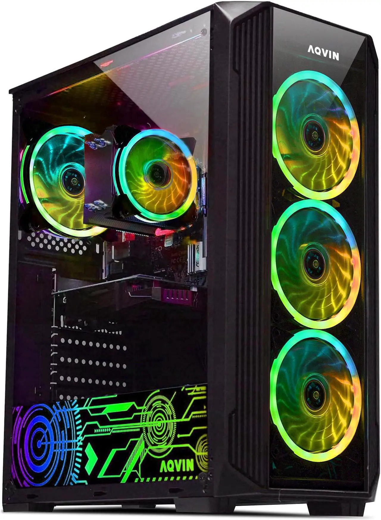 AQVIN ZForce Gaming Desktop Computer PC - Intel i7 Processor upto 4.60 ...
