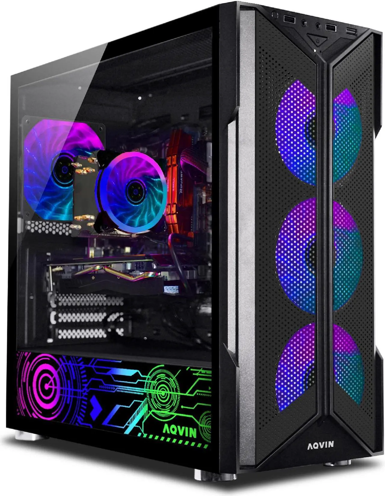 AQVIN-AQ20 RGB Gaming PC(INTEL CORE i7| 32GB RAM| 2TB SSD| GTX 1650 4GB ...