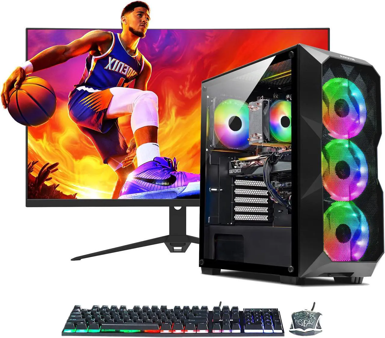 AQVIN - AQB70 Gaming Tower | Intel Core I7 CPU 4.0GHz | GTX 1660 Super ...