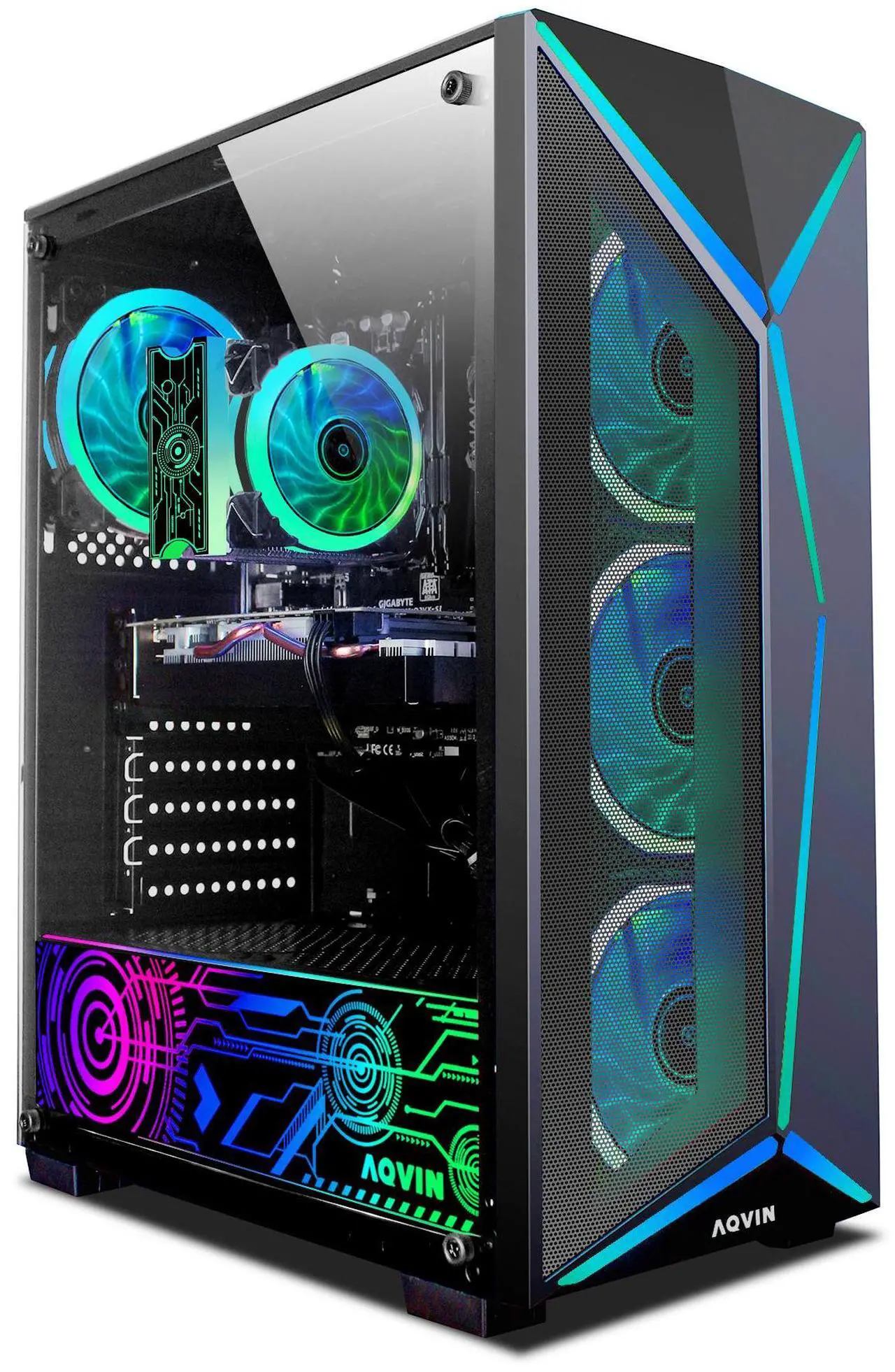 AQVIN AQ80 Gaming Tower PC - Intel Hexa-Core i7 Up to 4.60 GHz | NVIDIA ...