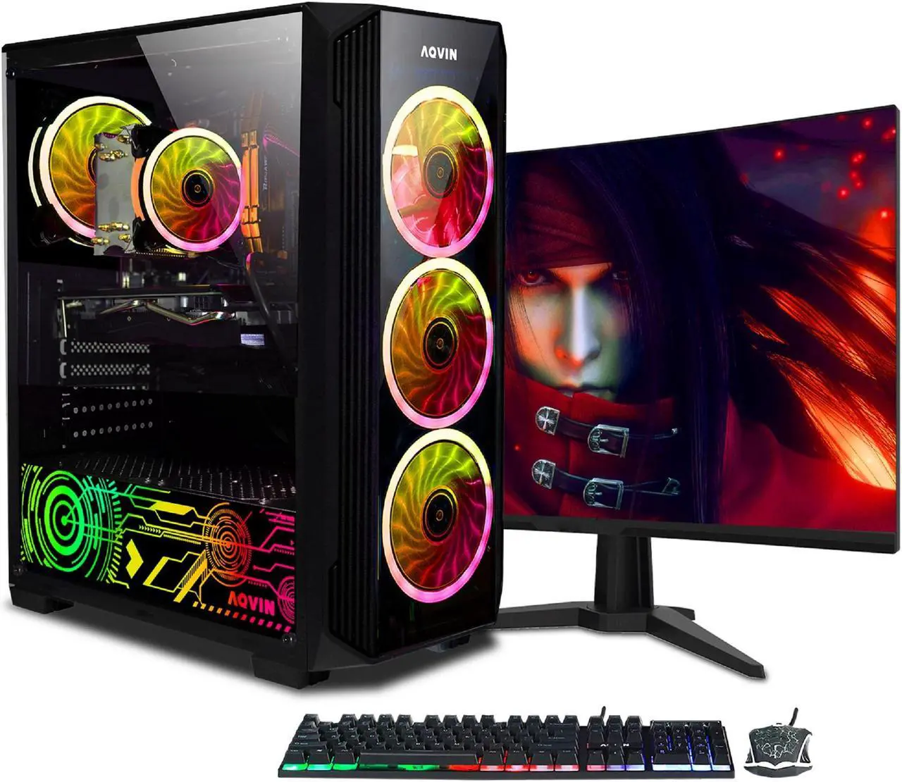 Refurbished: Gaming Desktop Tower AQVIN - Intel Core I7 Up to 4.0GHz ...