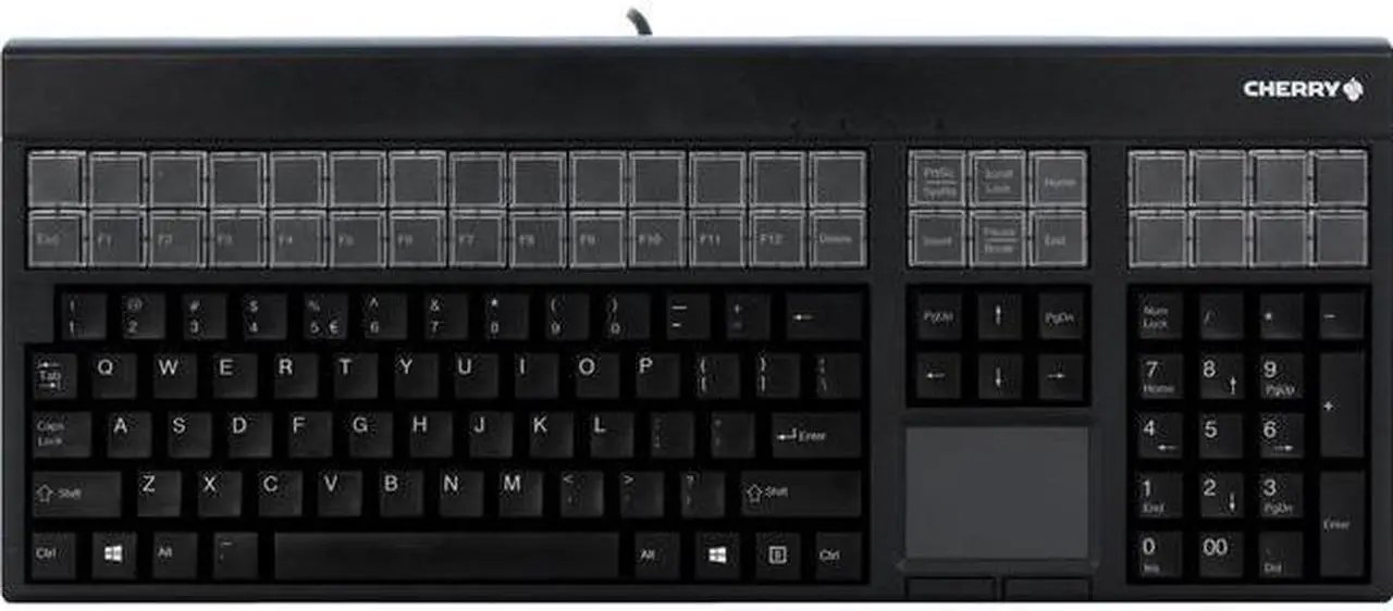 Cherry G86-71400 17" Full Size QWERTY Keyboard,127 Programmable Keys ...