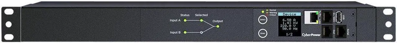 CyberPower PDU44005 Switched 1U 200 - 240 VAC 20A 10 ft Power Distribution Unit - Newegg.com