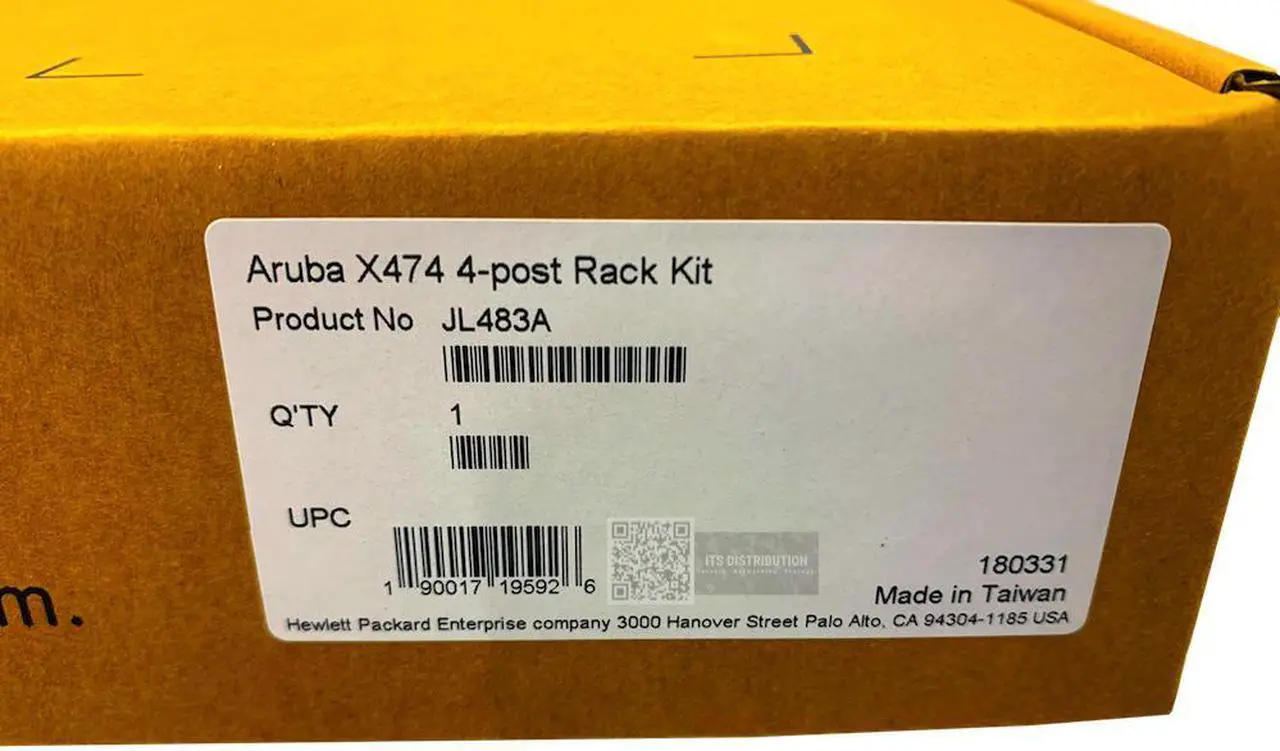 HPE Aruba X474 4 Post Rack Mounting Kit (JL483A) - Newegg.com