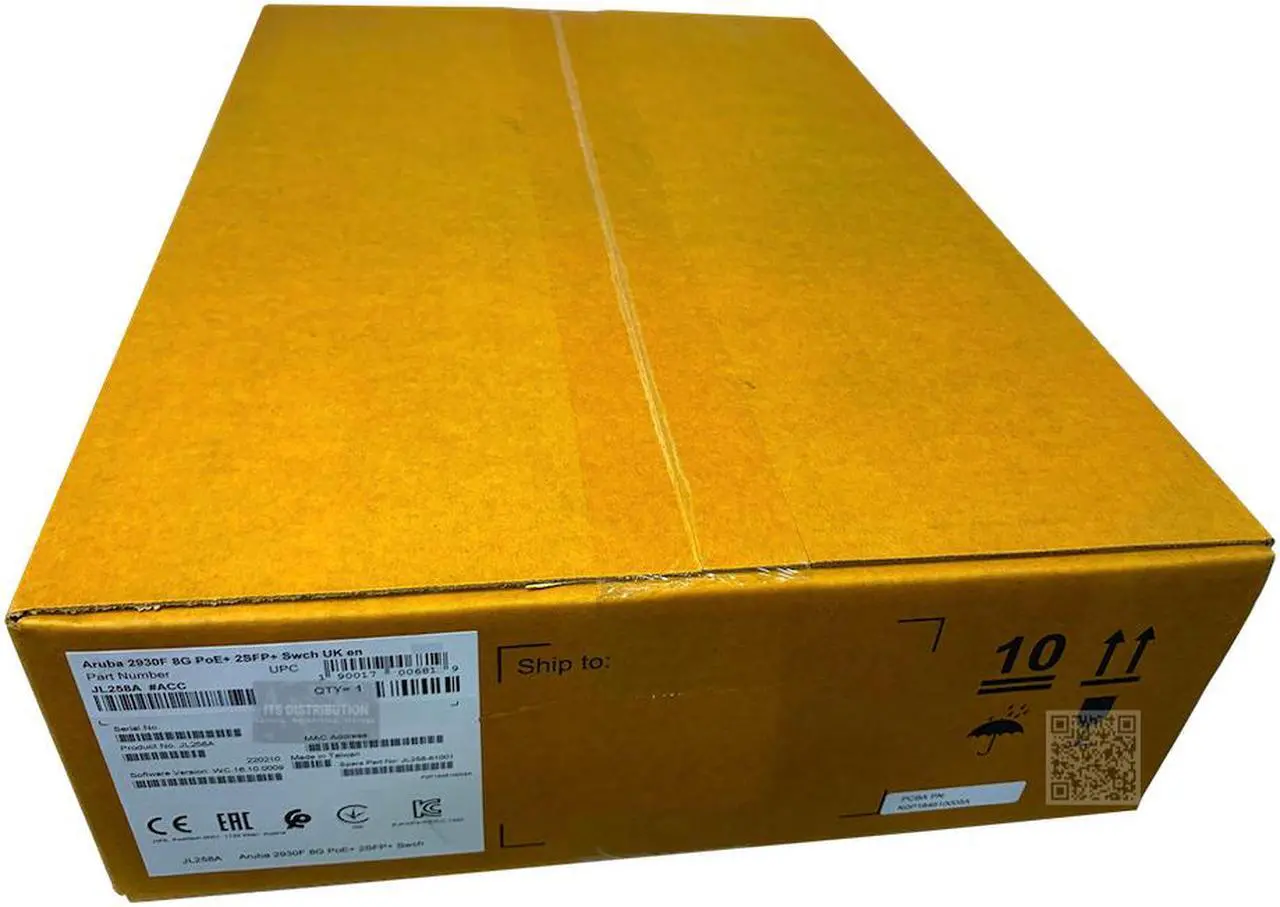 HPE Aruba JL258A#ABG 2930F 8G PoE+ 2SFP+ Switch - Newegg.com
