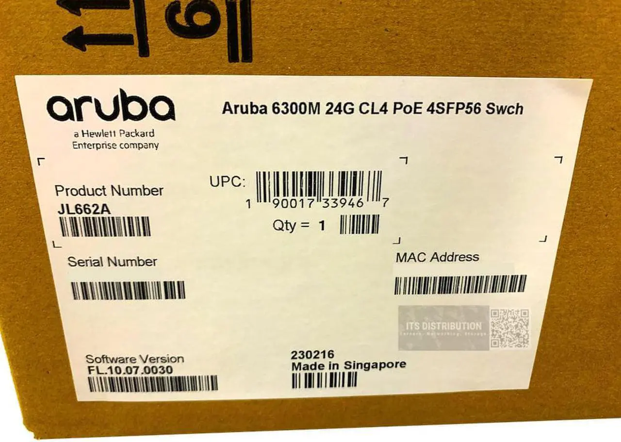 HPE Aruba 6300M 24G CL4 PoE 4SFP56 Switch (JL662A) - Newegg.com