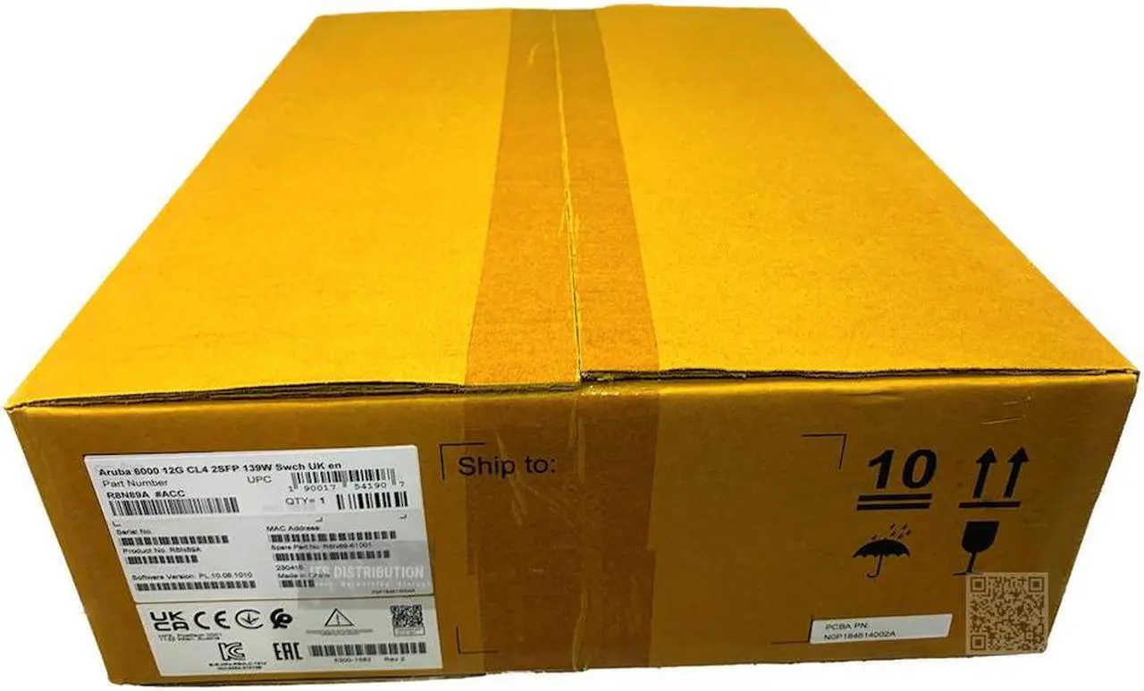 HPE Aruba 6000 R8N89A#B2E 12G Class4 PoE 2G/2SFP 139W Switch - Newegg.com