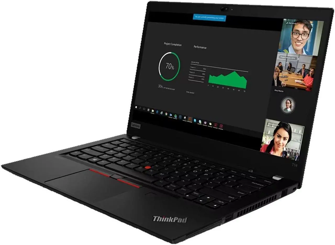 Refurbished: Lenovo Thinkpad T14 Gen 1 14" Laptop Ryzen 5 Pro 4650U 8GB 256GB SSD W10P ...