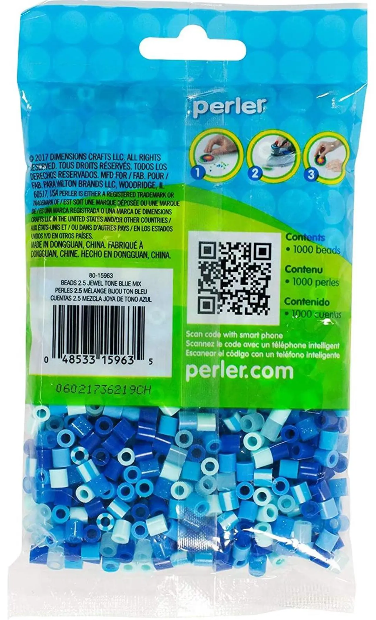 Perler , Assorted Beads, JEWEL TONE BLUE MIX - Newegg.com