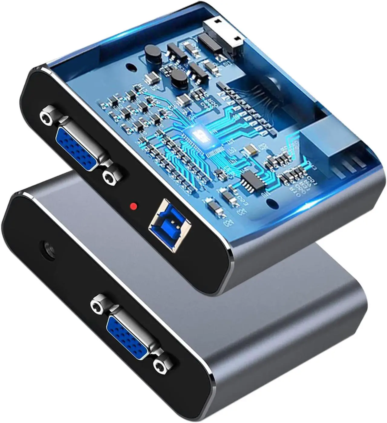 VGA Capture Card, VGA to USB Capture Device with VGA Loopout, Mic Input ...