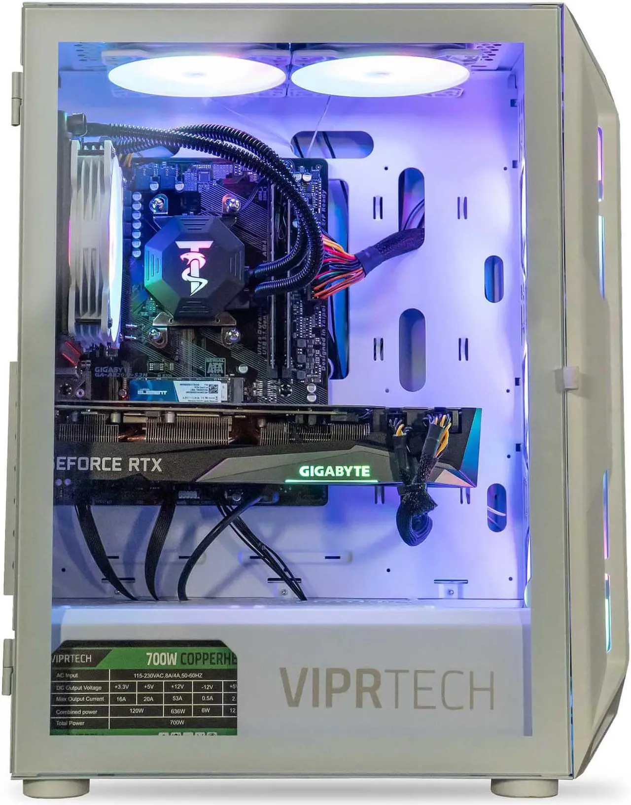 ViprTech Ghost 3.0 Liquid-Cooled PC - AMD Ryzen 5 5600X (4.6Ghz Turbo ...