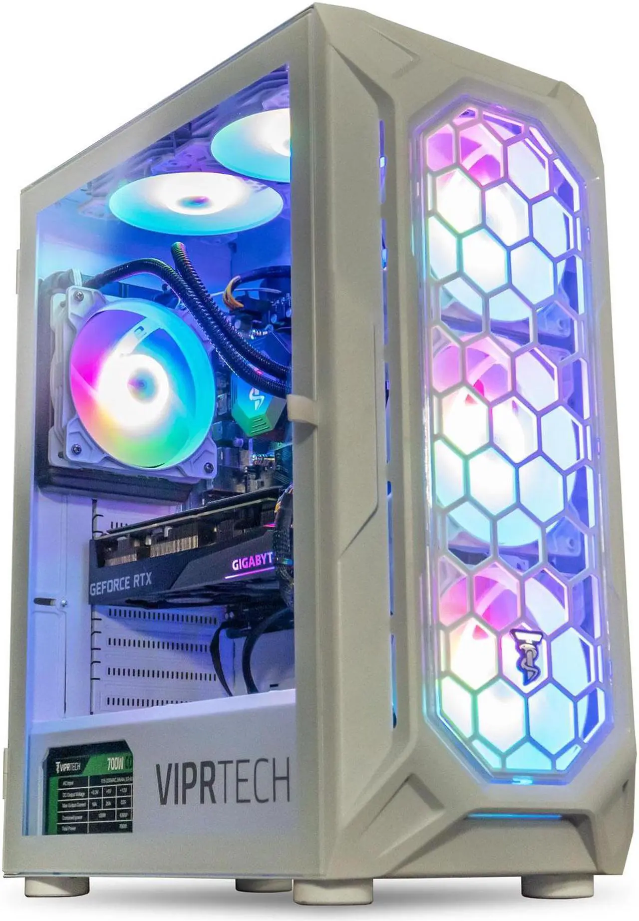 ViprTech Ghost 4.0 Liquid-Cooled PC - AMD Ryzen 7 3700X (4.4Ghz Turbo ...