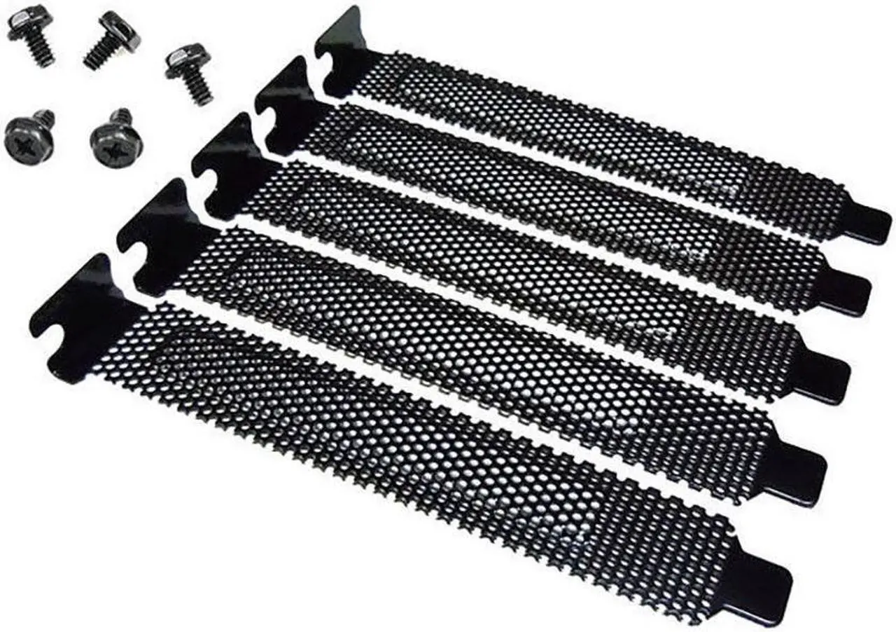 5 Pcs PCI Slot Cover / PCI Slot Cover Dust Filter Blanking Board ...