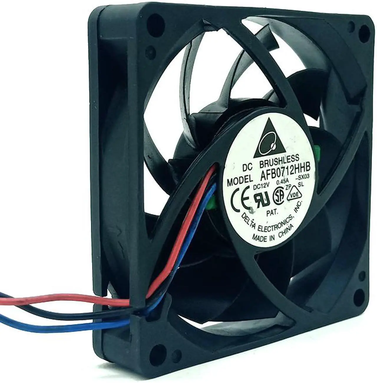 Delta 7015 12V Ball Speed Fan AFB0712HHB 7cm Computer CPU Cabinet Power ...