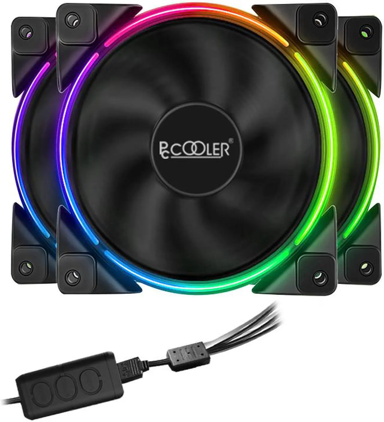 3/Pack 120m RGB Fan 5V 3pin FRGB PWM Quiet Addressable Fans 12cm ...