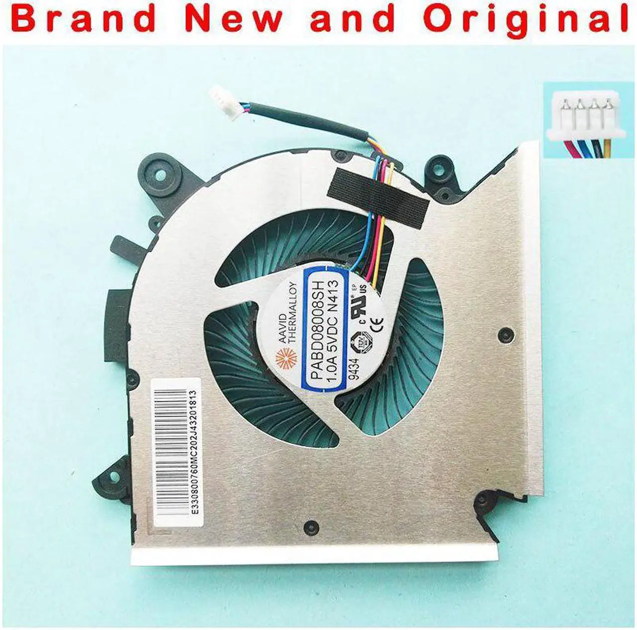 NEW Original Cooling FAN cooler For MSI MS 16R1 16R2 GF63 PABD08008SL 1 ...