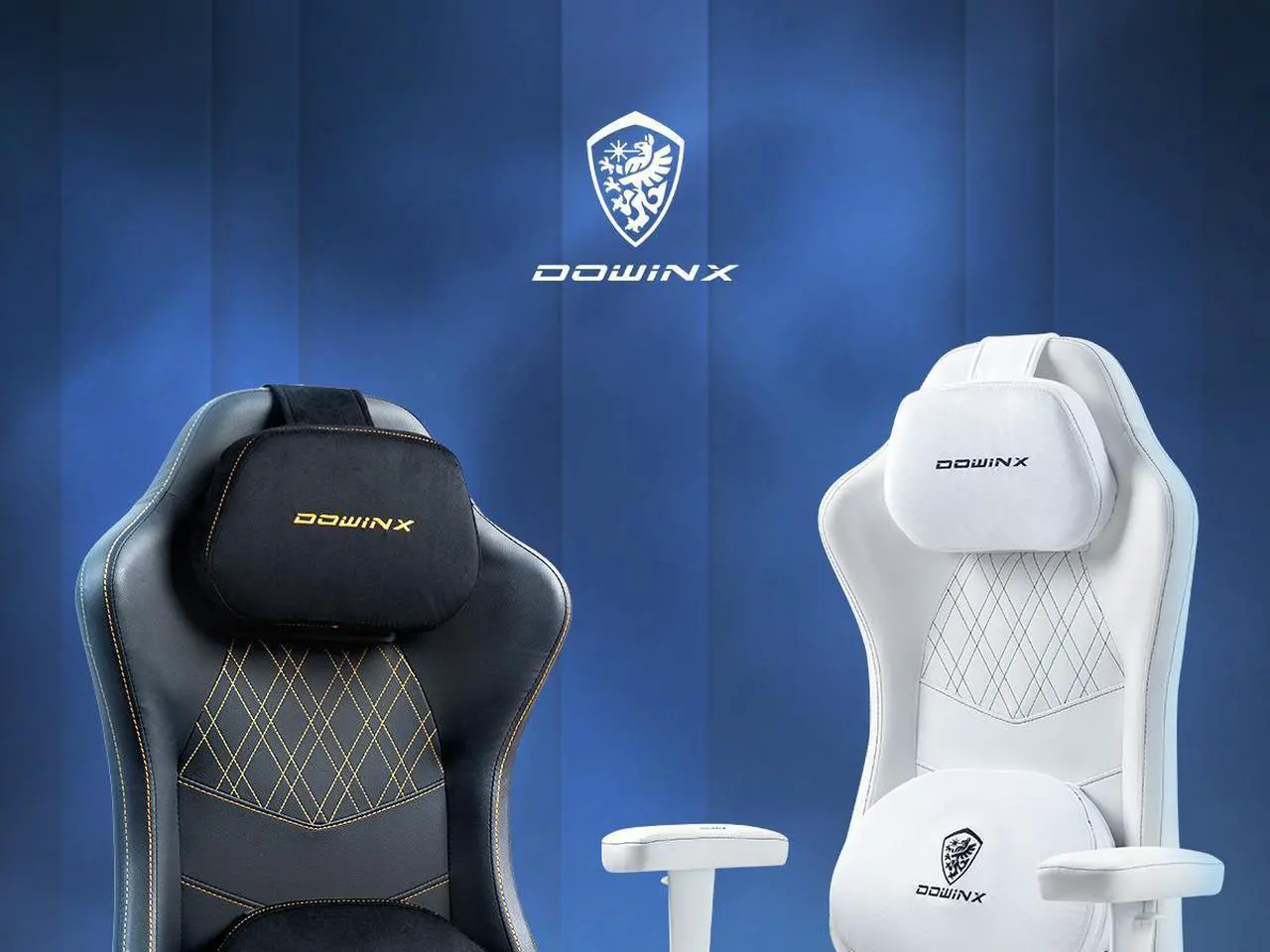 Dowinx Gaming Chair with Heated Massage Lumbar Support,Ergonomic Computer Chair with Pocket ...