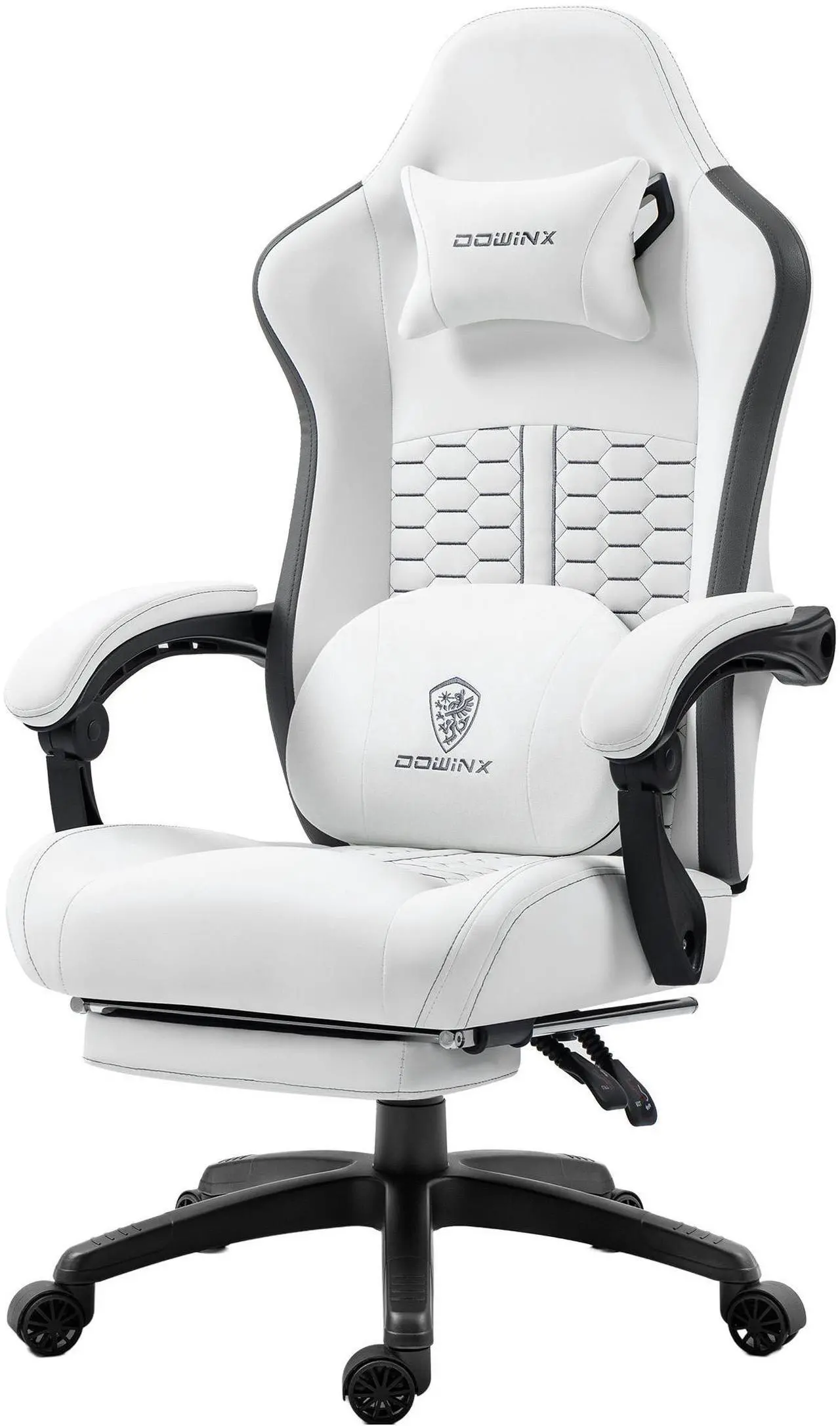 Dowinx Gaming Chair with Heated Massage Lumbar Support, Ergonomic ...