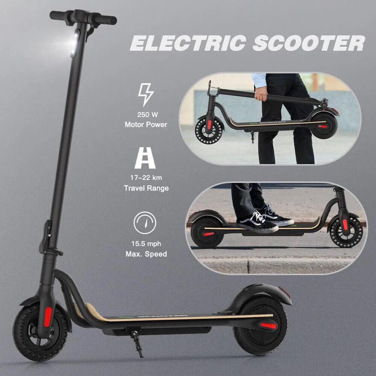 Megawheels S10 E-scooter new model with 7.5Ah Battery 17-22km range ...
