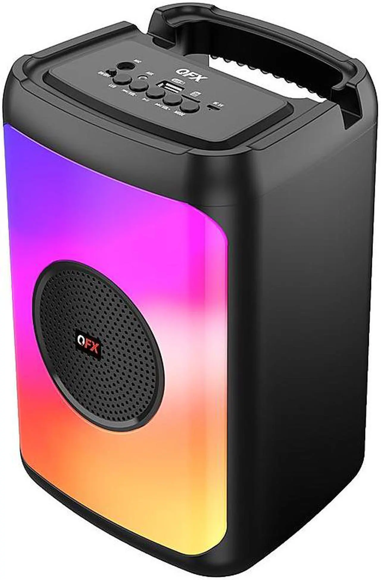 QFX - Portable Bluetooth Rechargeable Speaker with LMS Liquid Motion ...