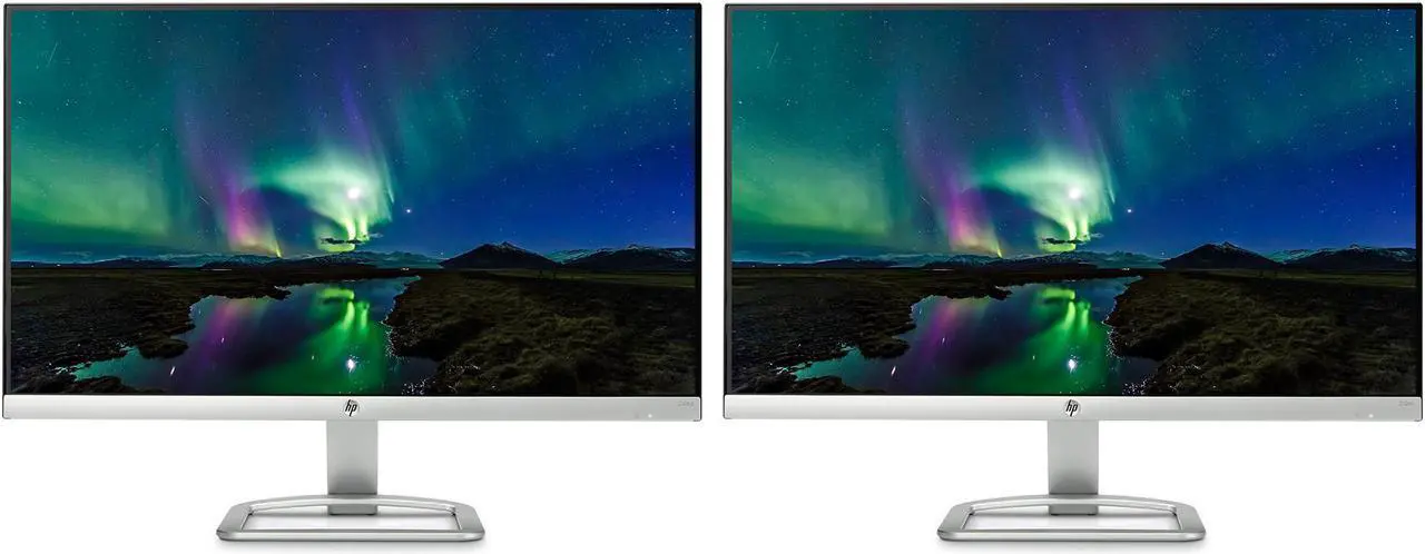 Refurbished: HP 24ES 2-Pack 23.8" Full HD 1920 x 1080 60Hz VGA HDMI ...