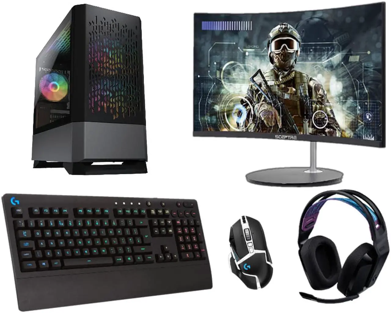 Gaming Computer Bundle | RTX 2060 12GB | i7 | 16GB RAM | 1TB SSD ...
