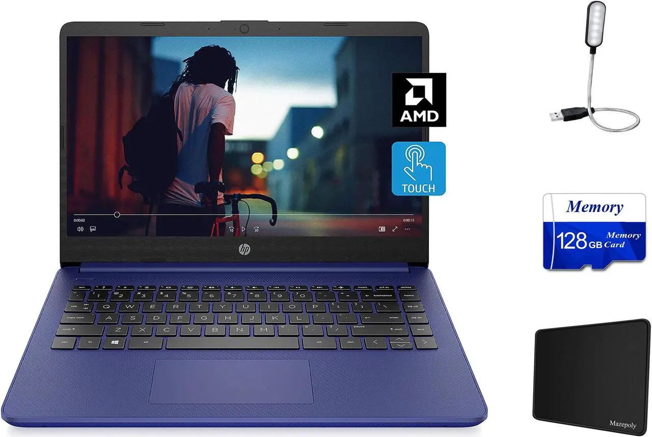 HP 14-inch HD Touchscreen Laptop, AMD 3020e, 4GB RAM, 64GB eMMC Storage ...