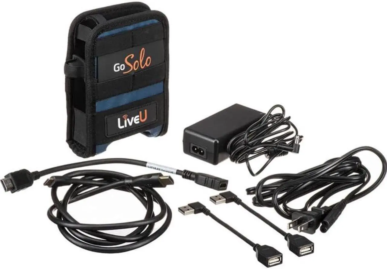LiveU Solo Wireless Live Video Streaming Encoder, SDI/HDMI Bundle with ...