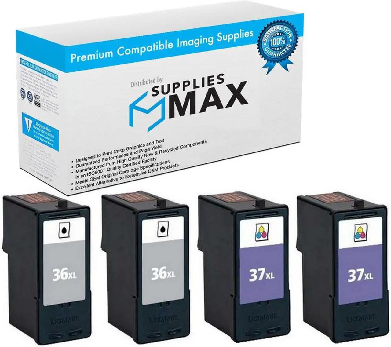 Refurbished: SuppliesMAX Replacement for Lexmark X3650/X4650/X5650 ...