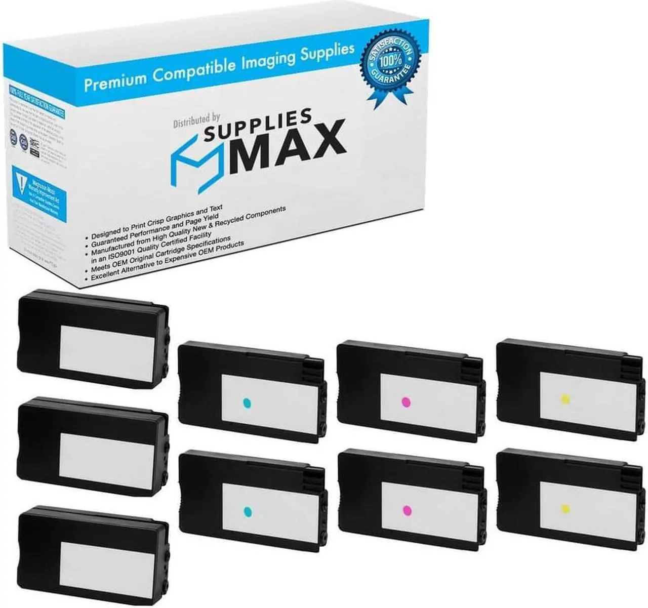 Refurbished: SuppliesMAX Replacement for HP DesignJet T120/T125/T130 ...