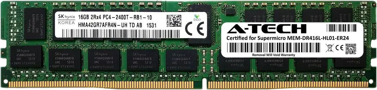 Supermicro Certified MEM-DR416L-HL01-ER24 | Hynix HMA42GR7AFR4N-UH ...