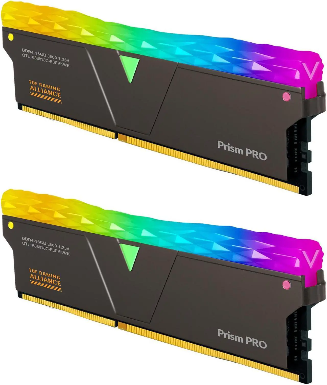 V-COLOR DDR4 (TUF Gaming Alliance) Prism PRO RGB 32GB(16GBx2) 3600MHz ...