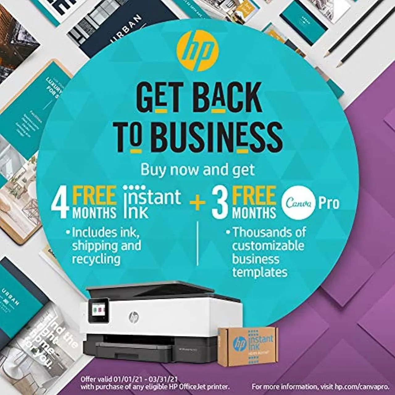 HP OfficeJet Pro 8025 All-in-One Wireless Printer, Smart Home Office ...