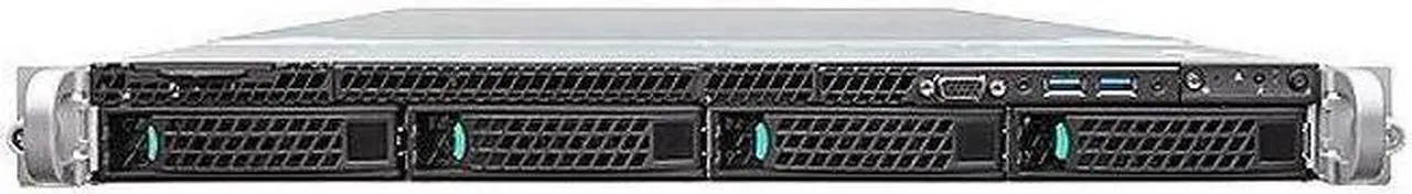Intel Server System R1304WTTGSR Barebone System - 1U Rack-mountable ...