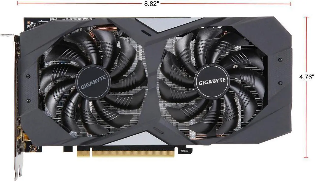 Refurbished: GIGABYTE GeForce GTX 1660 OC 6G Graphics Card, 2 x ...