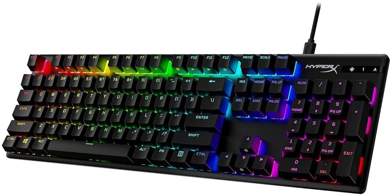 HyperX Alloy Origins 104-Key Gaming Keyboard, Full Size Wired ...