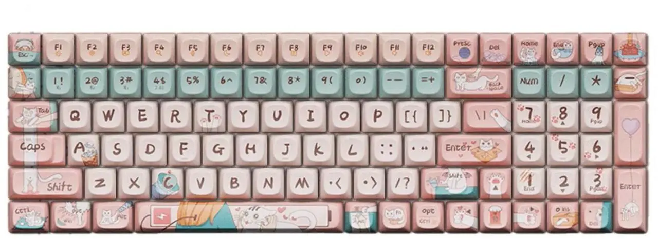 LOFREE Keycap Adaptor Small Warp 100 Key Wireless Mechanical Keyboard ...